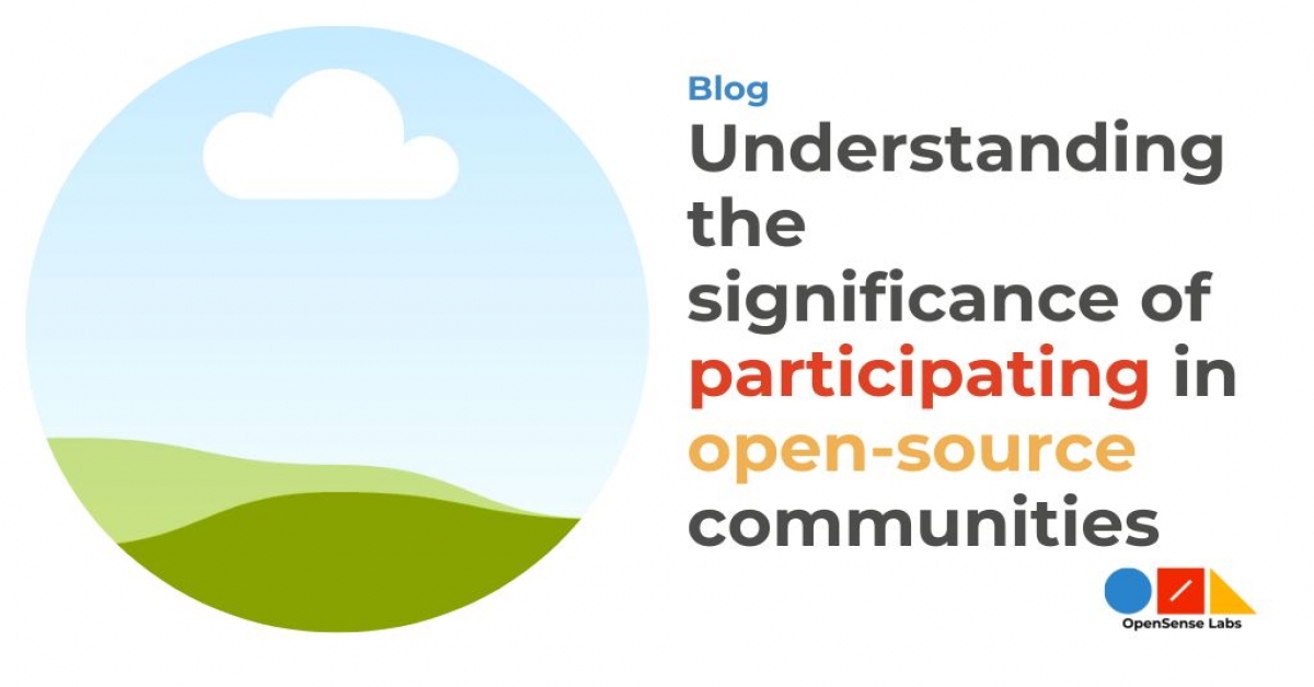 Need Of Participating In Open Source Community Opensense Labs